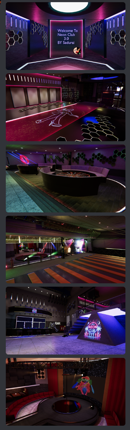 Neon Club 3.0 (Quest/PC) VCC Unity 2022 by Sadurai - Jinxxy