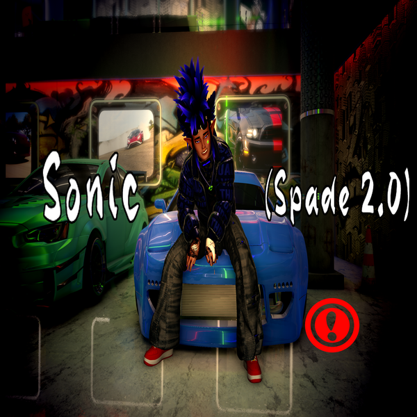 Sonic A.K.A. Spade 2.0 (VRChat Avatar) by LazytheCat75 - Jinxxy