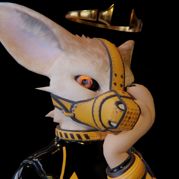 Rexouium / FaraRex Leather Muzzle by outlawpika - Jinxxy