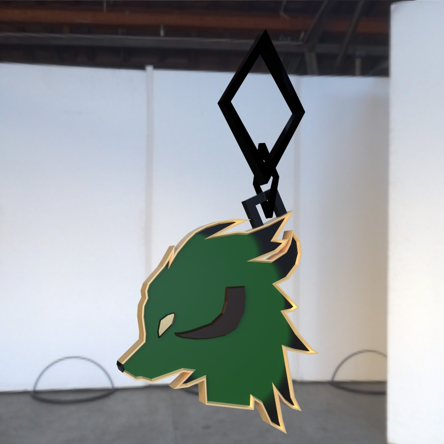 3D Wickerbeast Keychain by blueboxey - Jinxxy