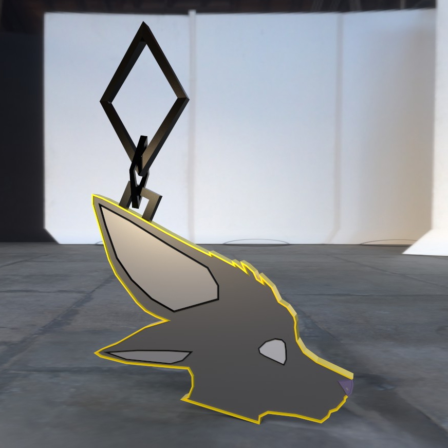 3D Deuzear Keychain by blueboxey - Jinxxy