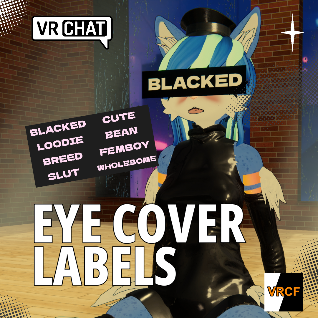 Eye Cover Label - VRChat, VRCFury by Krenki - Jinxxy