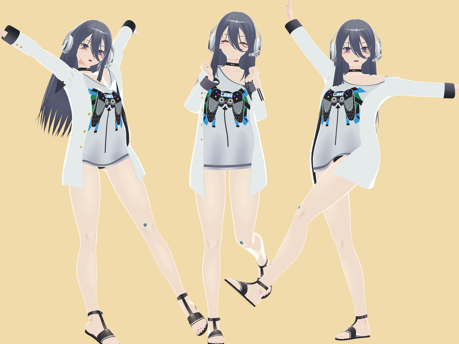 Exia - NIKKE NSFW VRChat 3D Avatar by RiggedArt - Jinxxy