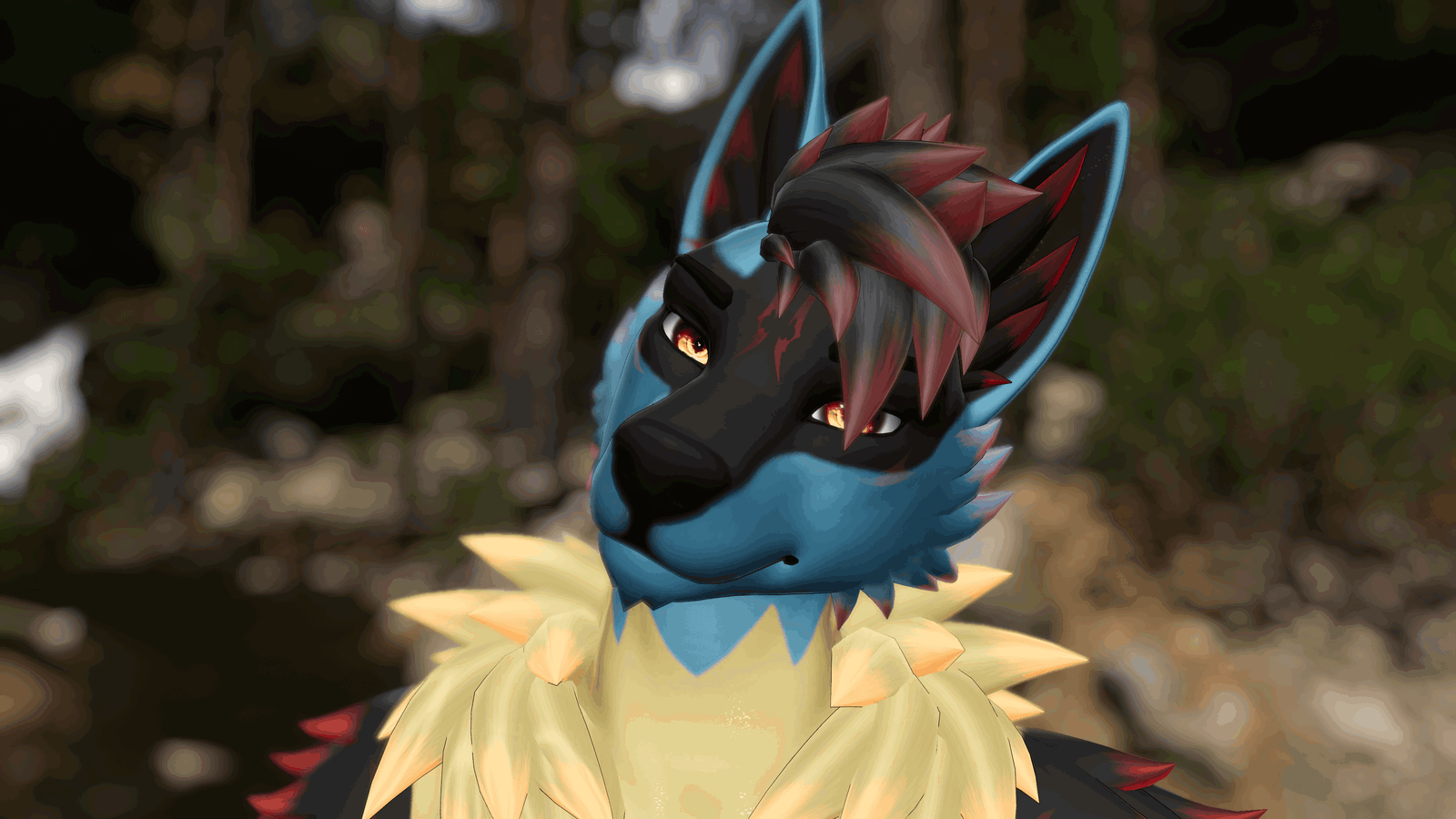 Lucario Dante - Foxipaws Texture by Kitasekki - Jinxxy