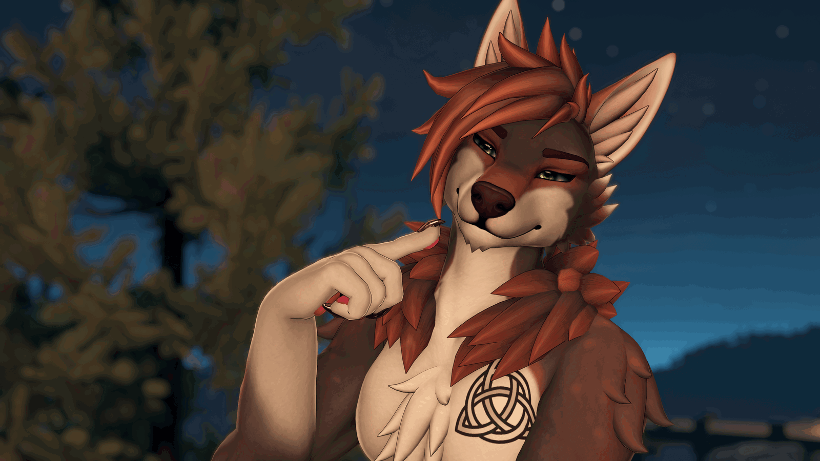 Celtic Wolf Dante - Foxipaws Texture by Kitasekki - Jinxxy