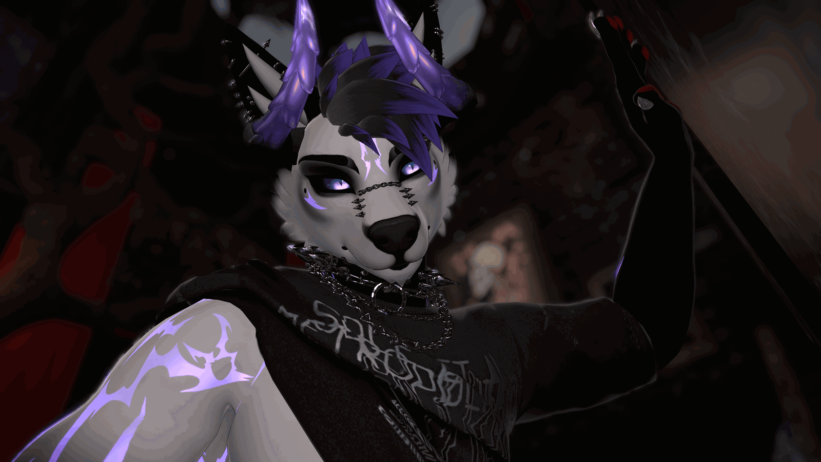 Trad Goth Dante - Foxipaws Texture by Kitasekki - Jinxxy