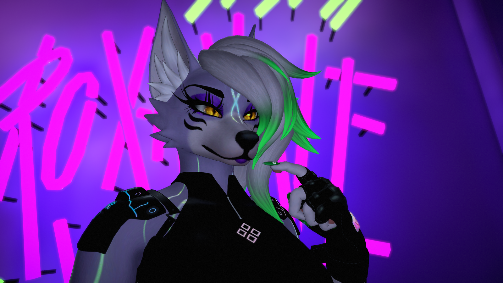 Roxy Animatronic Aurora Texture by Kitasekki - Jinxxy