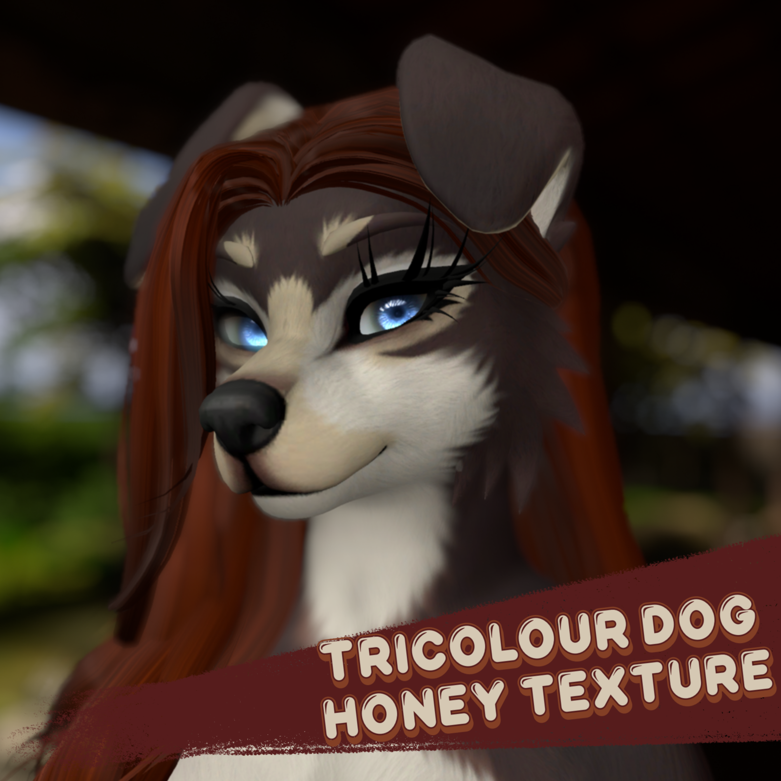 Tricolour dog texture for Foxipaws' Honey by Magical_Maniac - Jinxxy