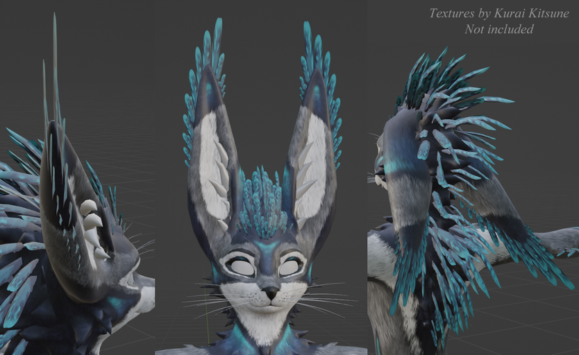 Jex Ear Tip Feathers For Rexouium