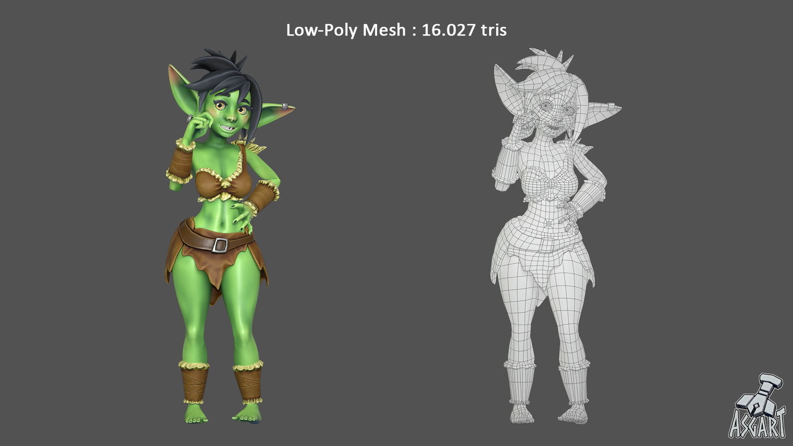 Goblin Girl | 3D Character | VRChat-Ready Avatar by Asgart - Jinxxy