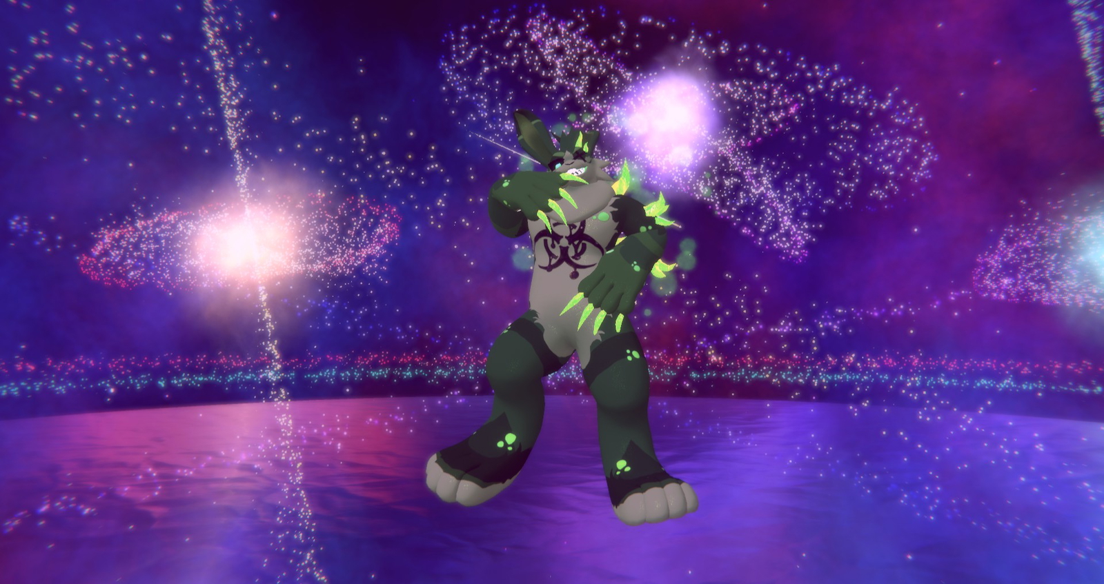 Nuclear Rabbit VRChat Furry Base by FUNGUSFACTORY - Jinxxy