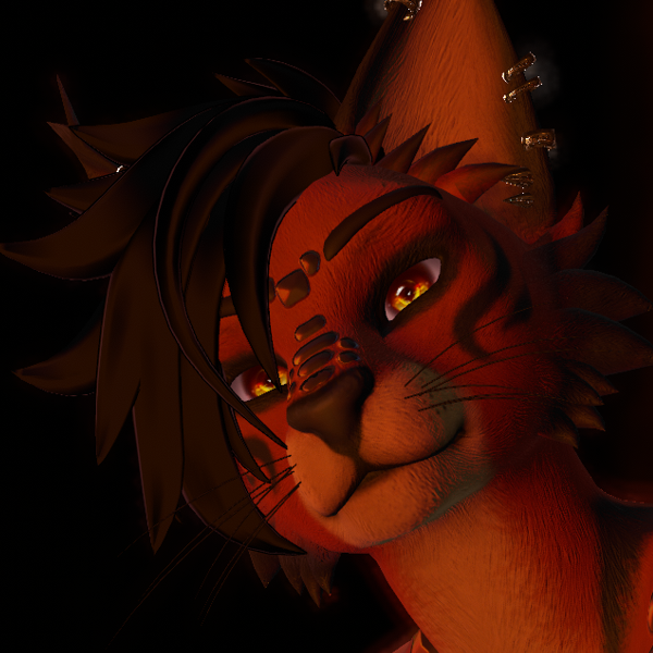 Felix Firecat texture (for the Felix Base) by Natch_Deux - Jinxxy