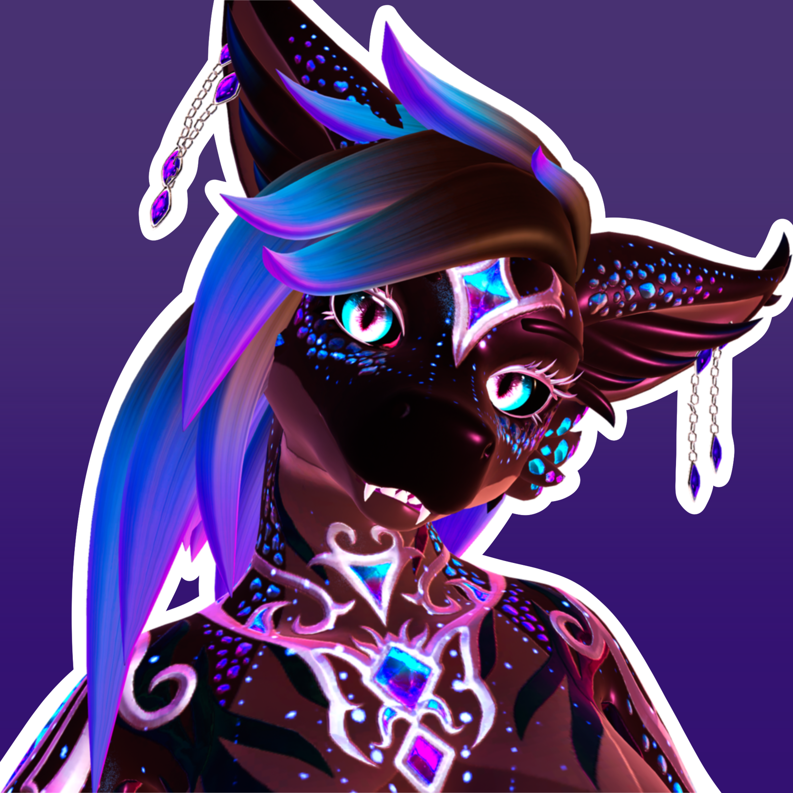 Sugilite Gemstone Dragon texture (for the Azalea dragon) by Natch_Deux ...