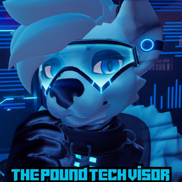 Pound Tech Visor - Hyenid (VRCHAT) by PoundIndustries - Jinxxy