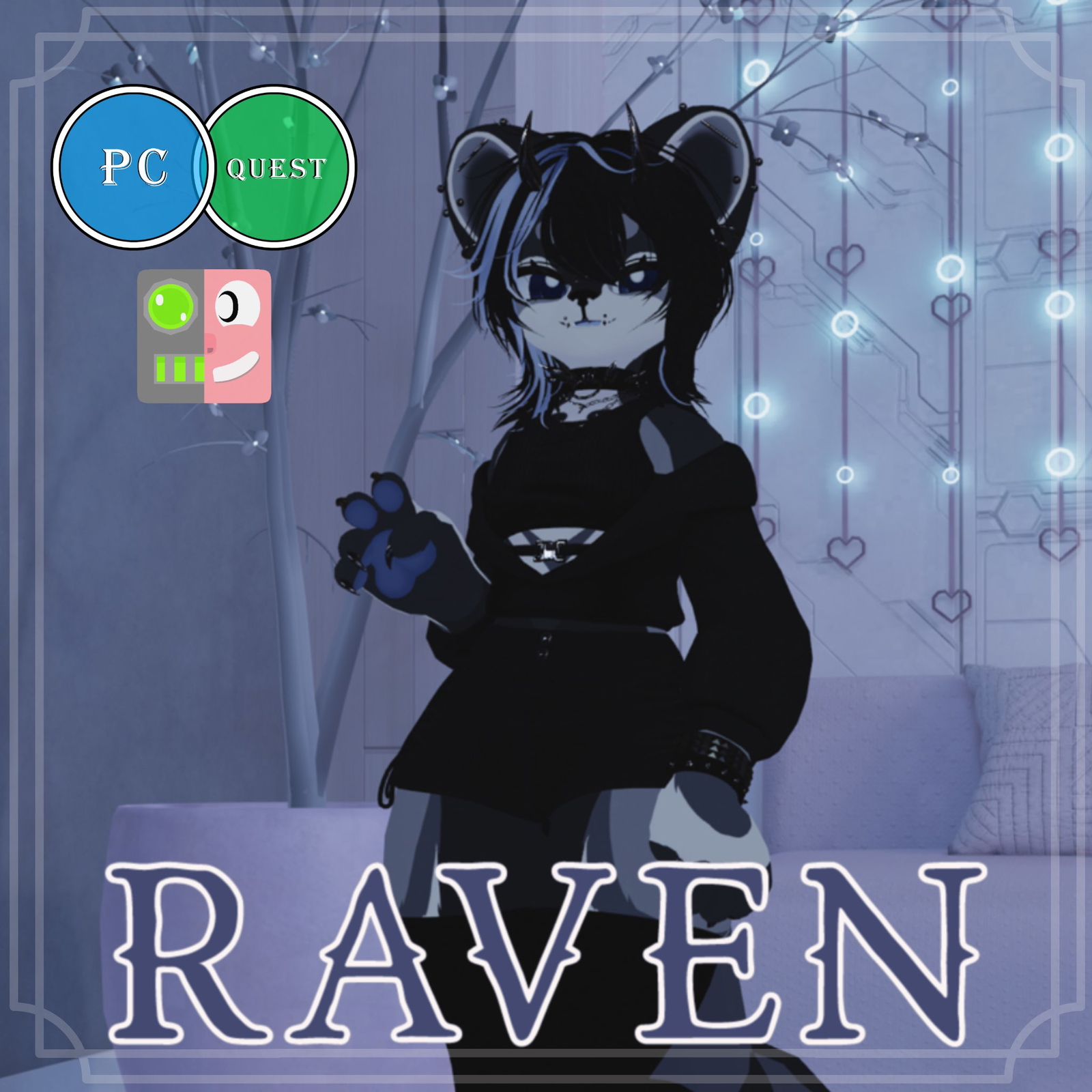 Raven | PC + Quest | VRCFT | Deira neo by cilcipher - Jinxxy